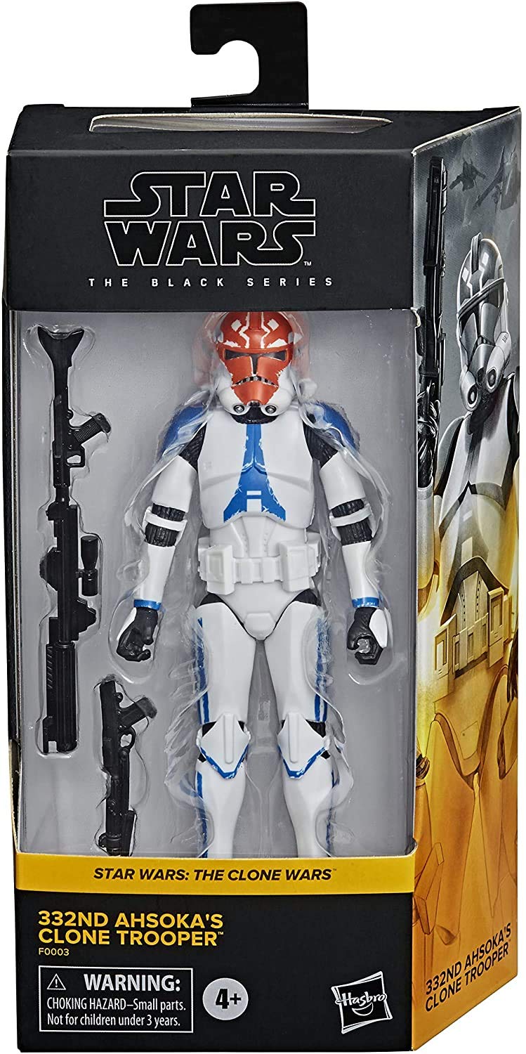 Star Wars The Black Series 332ND Ahsoka’s Clone Trooper Toy 6-Inch-Scale The Clone Wars Collectible Action Figure, Ages 4 and Up