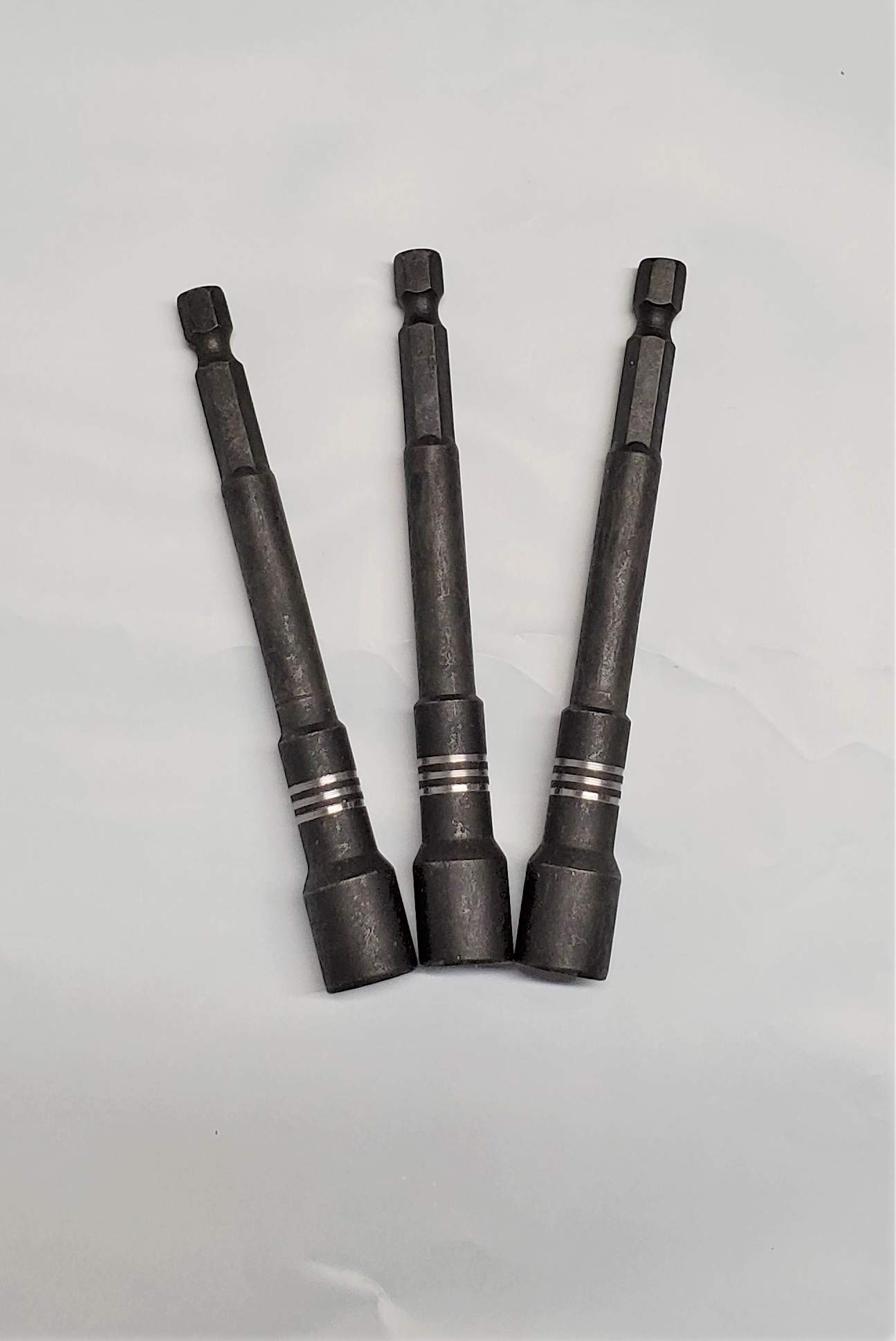 IIT 5/16" x 4" Impact Magnetic Nut Setter, 3pk