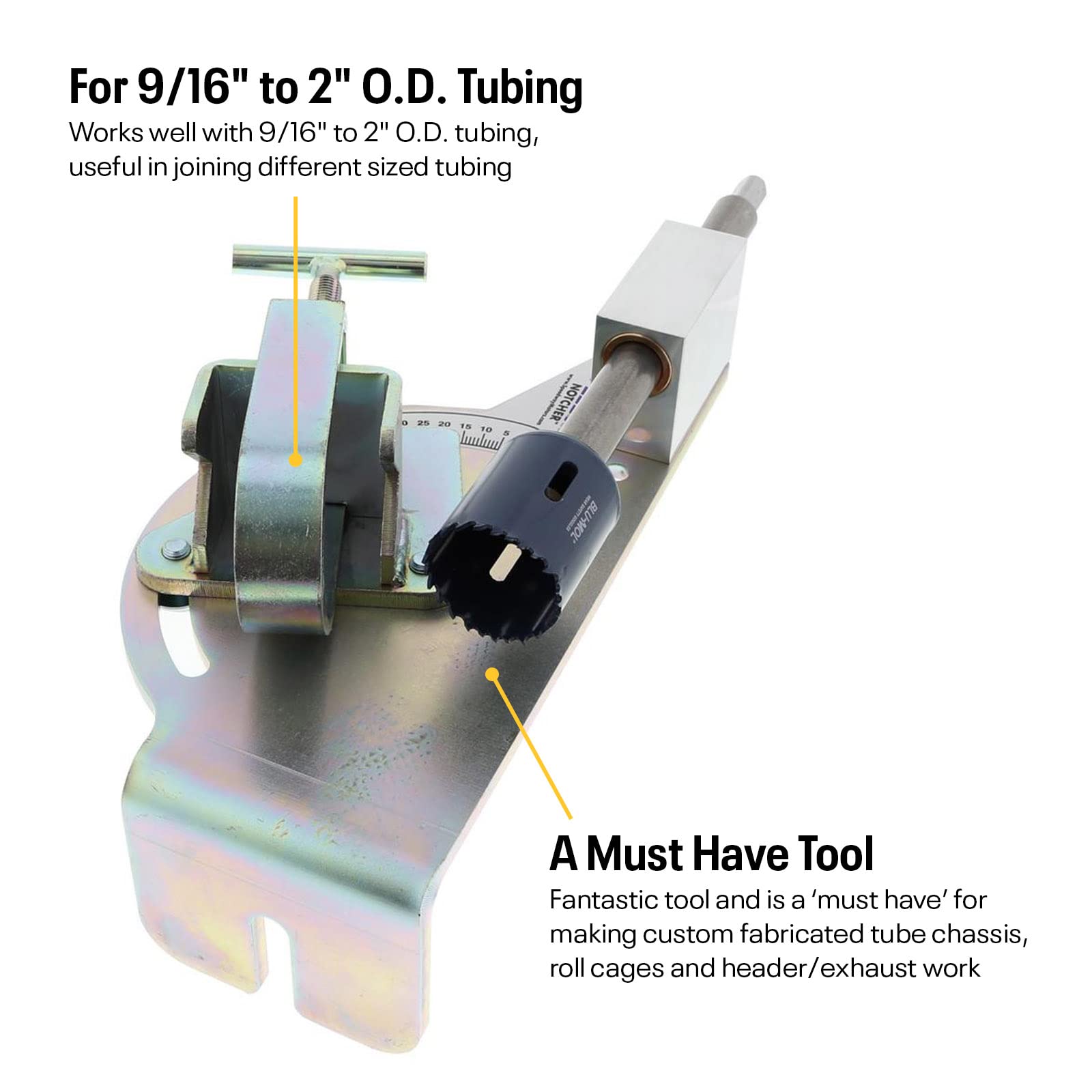 Tubing Notcher Master Kit, 1 5/8 Inch Tubing