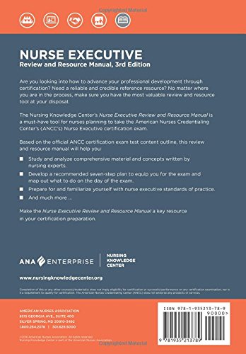 Nurse Executive Review and Resource Manual, 3rd Edition