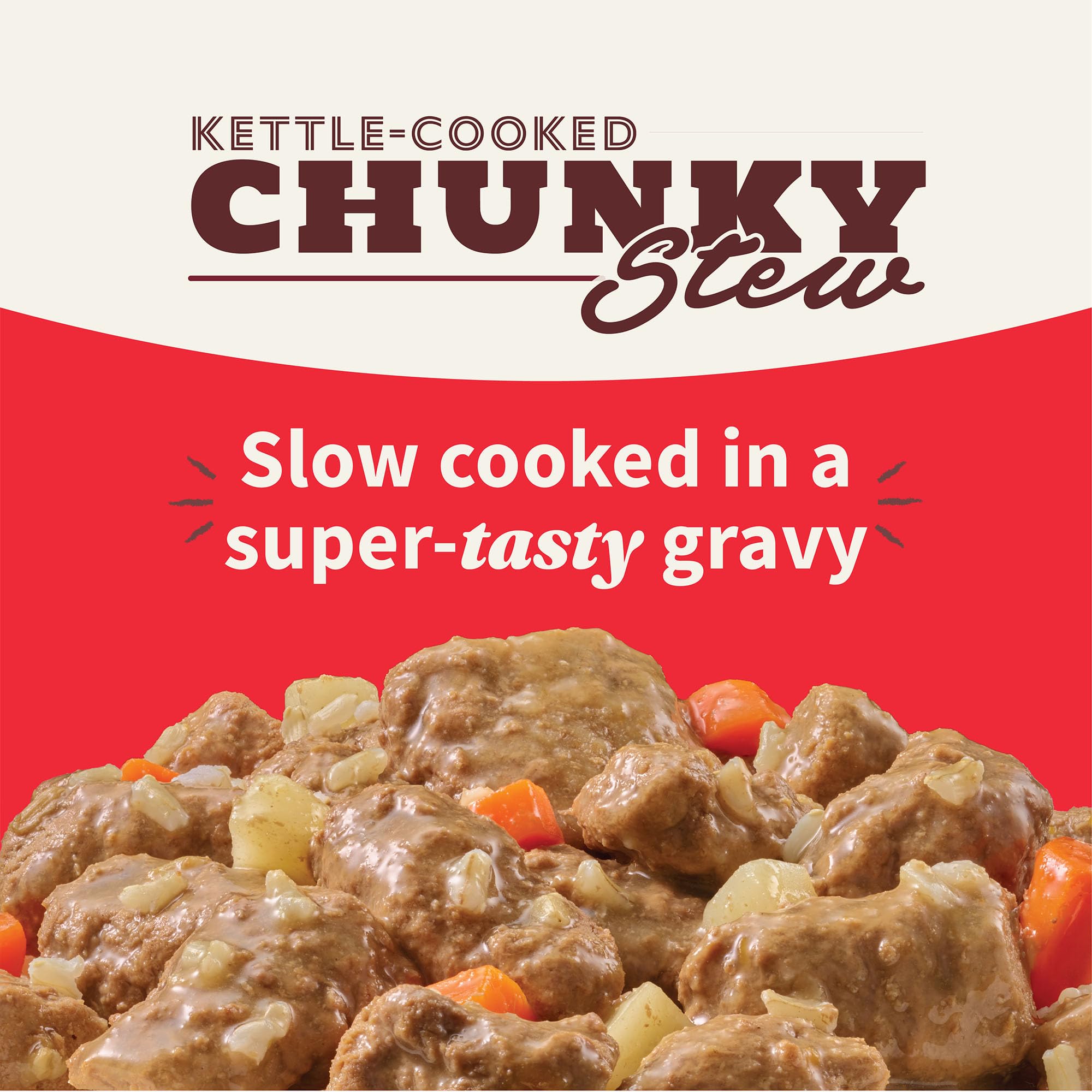 Halo Elevate Wet Dog Food, Kettle Cooked Chunky Healthy Grains Duck & Beef Stew with Carrots, White Potatoes & Brown Rice, 12.7oz (Pack of 6)