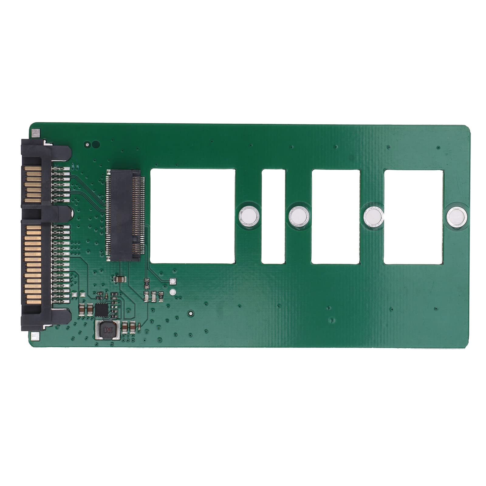 FocusFoto SATA to M.2 NVME SSD Converter Adapter Card NVME/AHCI 2.5 Inch SSD Upgraded for PC Computer Laptop