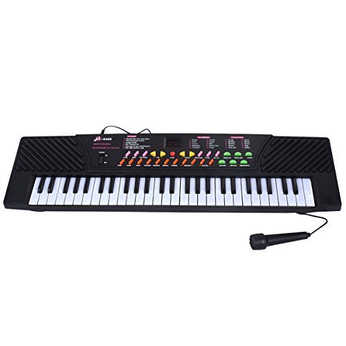 Chonlakrit New 54 Keys Music Electronic Keyboard Kid Electric Piano Organ W/Mic & Adapter