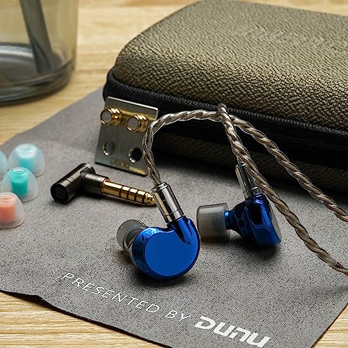HiFiGo DUNU Falcon Ultra 1DD in-Ear Monitors, Upgraded Single Dynamic Driver with Magnesium Alloy Diaphragm IEMs in-Ear Earphones (Klein Blue)