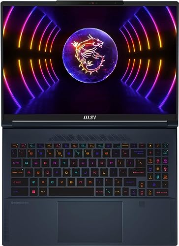 MSI 2023 Stealth 16" 144hz FHD+ Gaming Laptop,13th Gen Intel Core i7-13620H, NVIDIA GeForce RTX 4070, 64GB DDR5 RAM, 4TB SSD, Thunderbolt 4, Windows 11, Blue