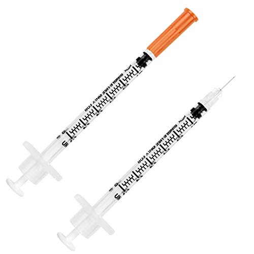 UltiCare VetRx U-100 Pet Insulin Syringes, Comfortable & Accurate Dosing of Insulin for Pets, Compatible w/Any U-100 Strength Insulin, Size: 3/10cc, 31G x 5/16ββ, w/Half Unit Markings, 60 ct Box