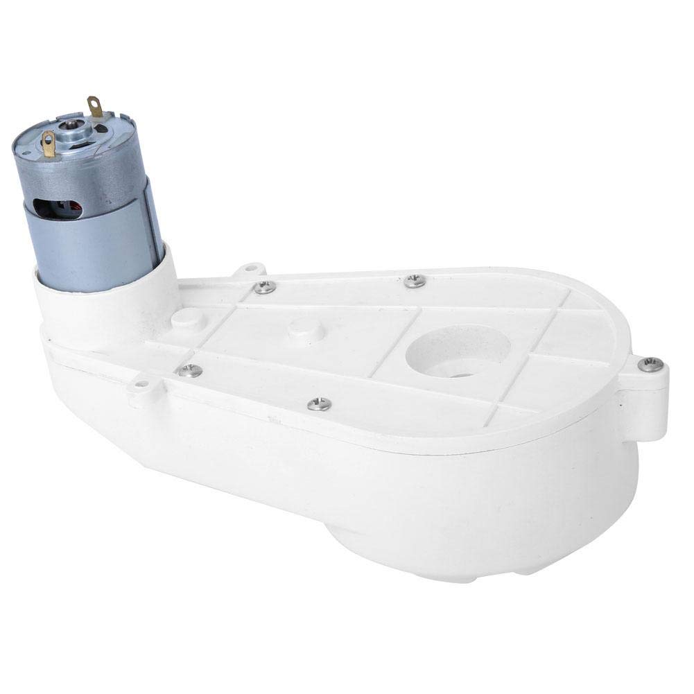 ViaGasaFamido 12V Toy White Electric RS550 Motor Gear Box for Kids Carriage Vehicle ATV Motorcycle Motor Gear Box for Children Toy Car(550-18000RPM)