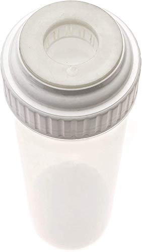 Empty, Clear Refillable Reusable Water Filter Cartridge Universal (2.5" x 10") for DI Resin and Other Media Sold by Oceanic Water Systems