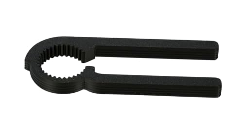 Compact Twist Beverage Bottle Opener and Tightener - Bottle Cap Gripper - Easily fits in the Pocket or Bag (Black)