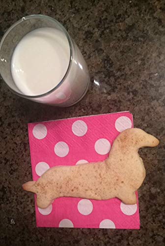 Exclusive Dachshund Dog Cookie Cutter, Real Dachshund Shape 6" Long (Set of 2)