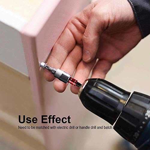 Impact Grade Socket Wrench Adapter Extension Set,3Pcs Hex Socket Adapter Bit+105° Right Angle Drill Attachment Bit Extension 1/4-inch Hex Drive Drill Bit Power Socket Screwdriver Set Holder Adaptor