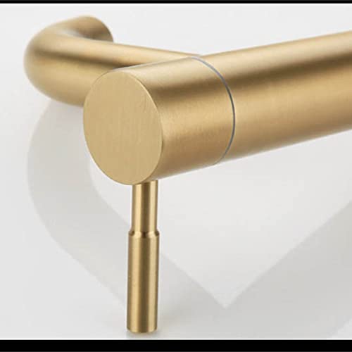 GeRRiT Brushed Gold Bathroom Basin Single Hole Cold Handle Shower Head Faucet Bath for Kitchen Sink Water Tap Toilet Hardware