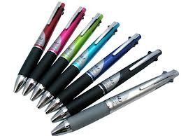 uni JETSTREAM 4&1 Red, Green, Blue, and Black 0.7mm Ballpoint Multi Pen + 0.5mm Mechanical Pencil + 4 SXR-80-07 Ink Refills (Red)