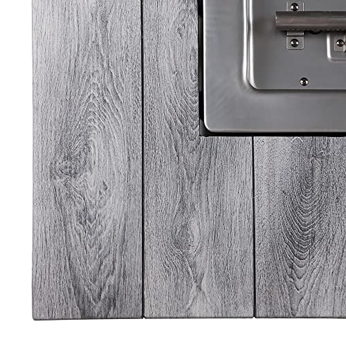 Endless Summer Gas Outdoor Fire Pit Gad17104es Rustic Square Steel