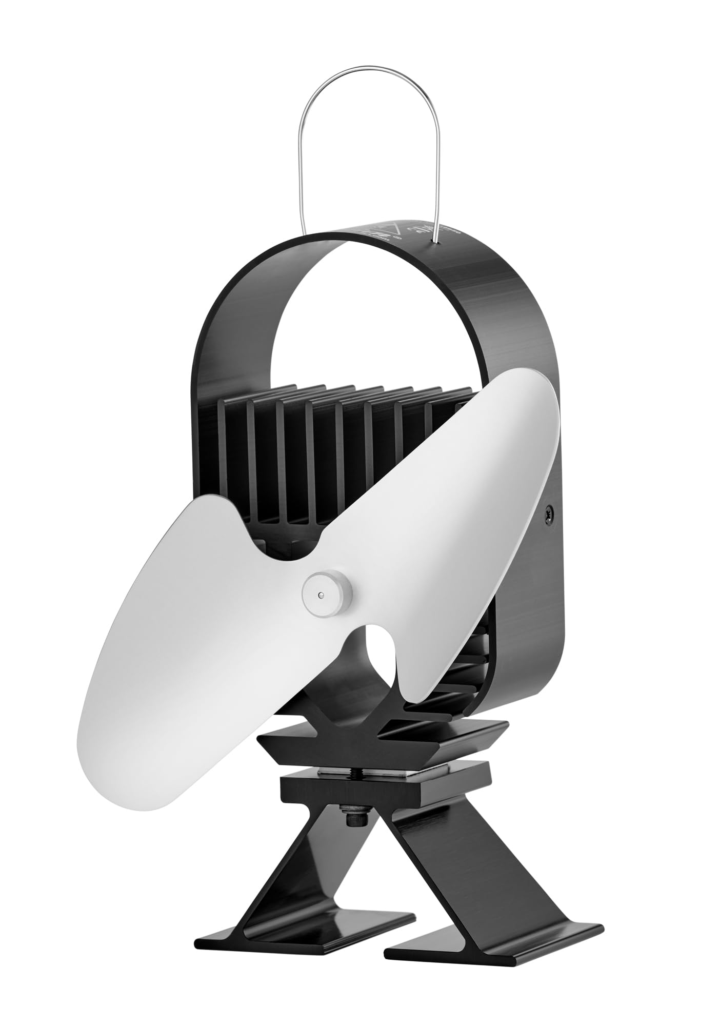 Ecofan® AirDeco I, Superior Performance Stove Fan, Heat Powered, Contemporary Style. Low Start Temperature, 160CFM Nickel Blade, Mid-Sized
