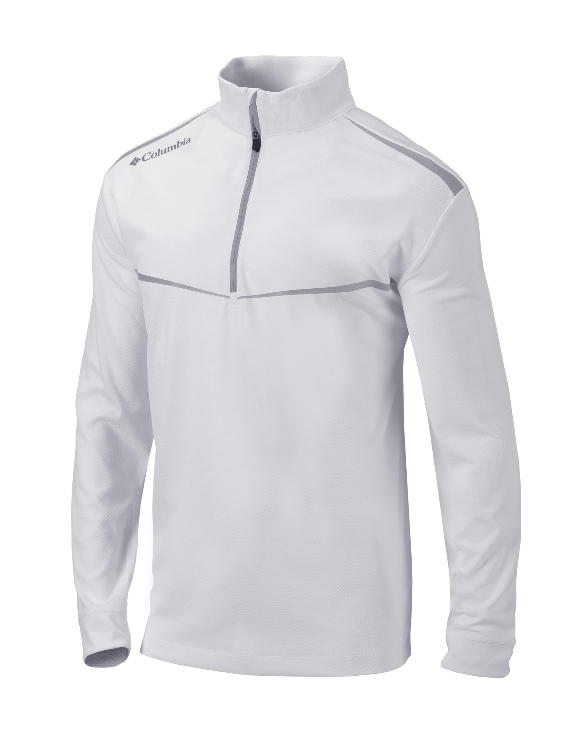 Columbia Golf Omni-Wick Scorecard 1/4 Zip Pullover (Large, White)