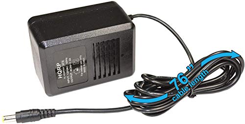 HQRP AC Adapter Compatible with DigiTech Vocalist Live 4 / Vocalist Live 5 / Vocalist Live VHM5 Guitar Multi Effects Pedals, Power Supply Cord Transformer