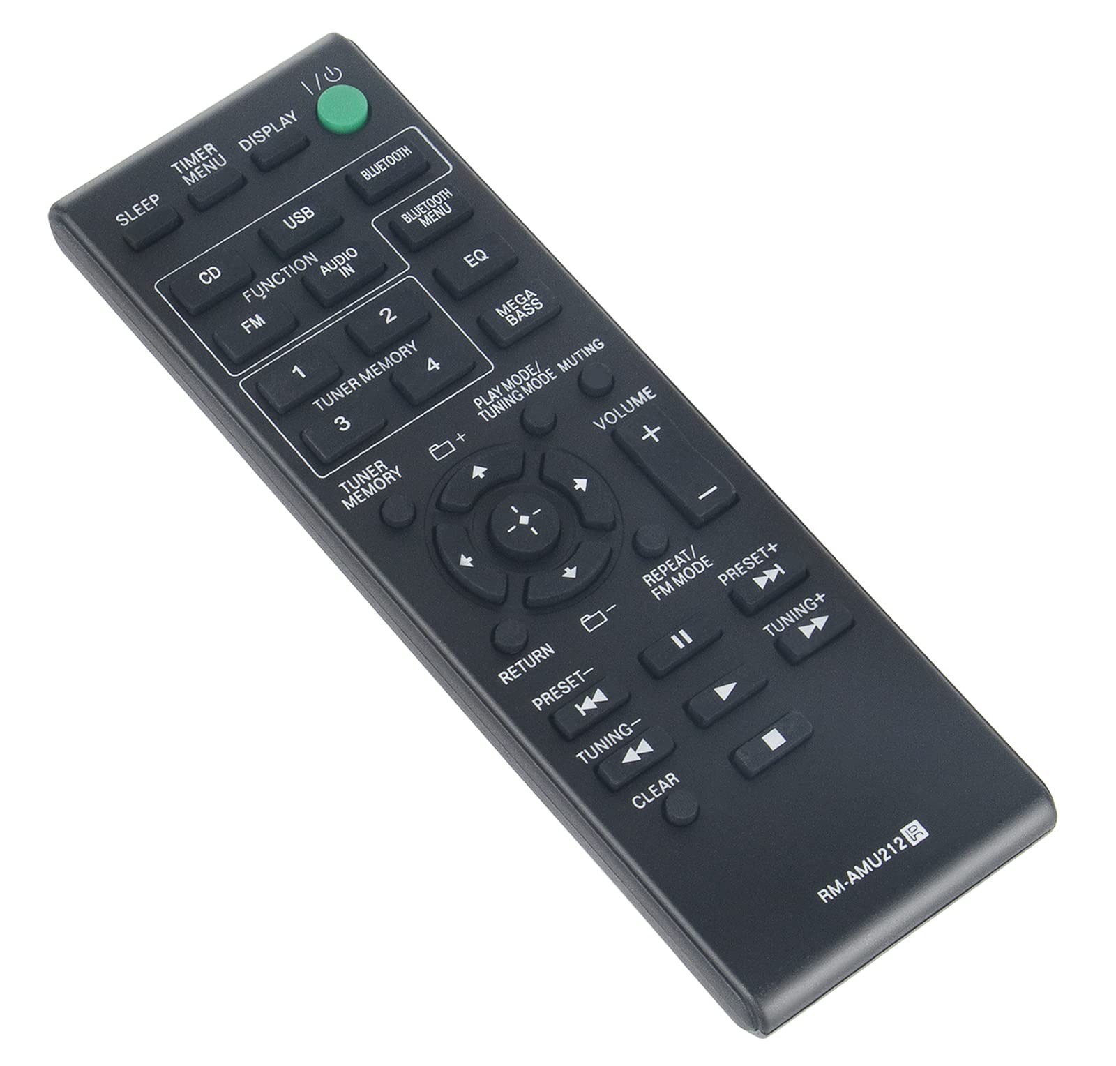 RM-AMU212 Replacement Remote AIDITIYMI Remote Control fit for Sony Hi-Fi System CMT-X3CD CMT-SBT20 HCD-SBT20 HCDSBT20 Home Audio Systems.