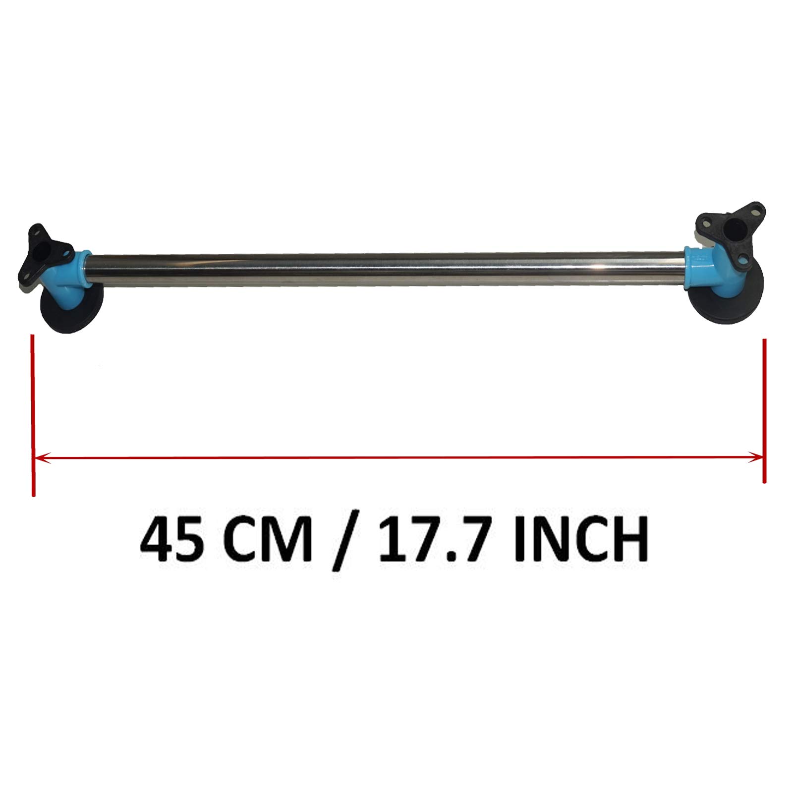 Magnetic Towel Bar Towel Magnet Holder Towel Rack Towel Hook Towel Hanger - 18-Inch - For Refrigerator, Kitchen Sink, fridge, oven, BBQ grill, washer/dryer, file cabinet, steel doors, shelving
