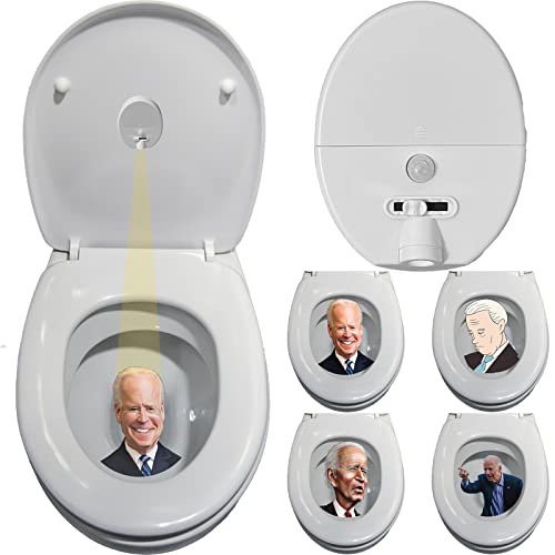 Toilet Night Light Projector with Motion Sensor, Let's Go Brandon Gift, Gag Gifts, Novelty Gifts, Funny Gifts, I did That Sticker for Men Women Father