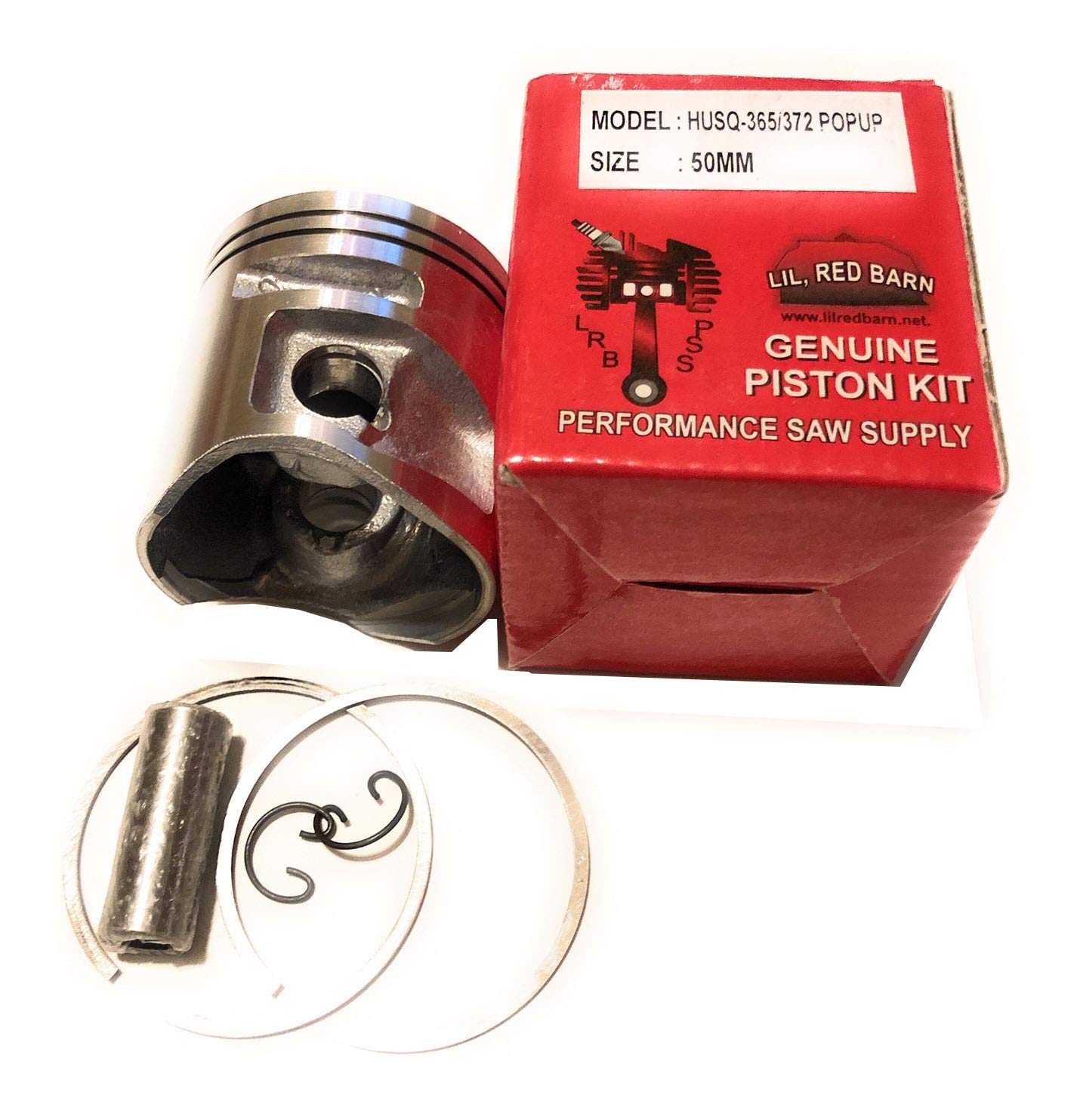 Compatible with Husqvarna 372XP 365 50mm X Torque Pop Up Piston Kit Extra Power High Compression TWO DAY STANDARD SHIPPING TO ALL 50 STATES!