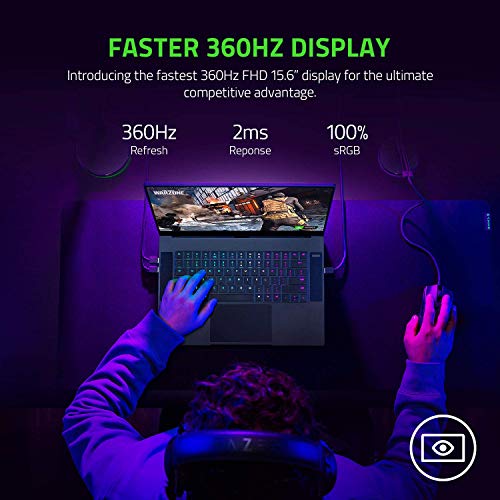 Razer Blade 15 Advanced Gaming Laptop 2021: Intel Core i7-10875H 8-Core, NVIDIA GeForce RTX 3070, 15.6β 360Hz Full HD, 16GB RAM, 1TB SSD Thunderbolt 3 (Renewed)
