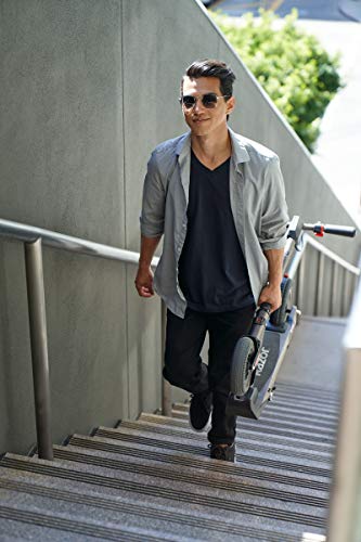 Razor E Prime III Electric Scooter - 18 mph, 15 Mile Range, 8" Pneumatic Front Tire, Foldable, Portable and Extremely Lightweight, Rear Wheel Drive, for Travel and Commuting