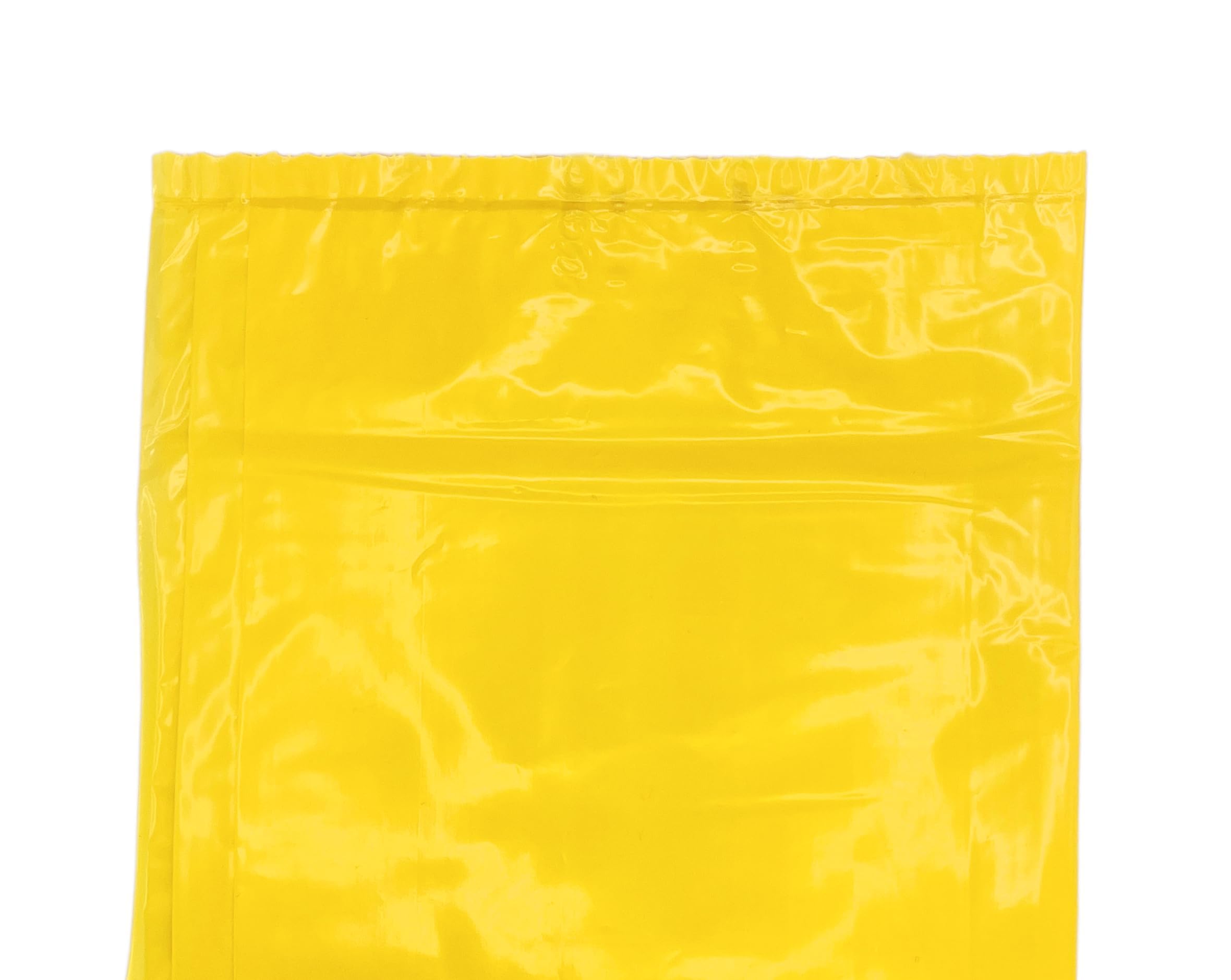 USA-Made Colorful Trash Bags in Variety of Sizes and Colors (10, YELLOW 14 GALLONS)