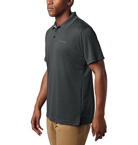 Columbia Men's Utilizer Polo, shark heather, Small