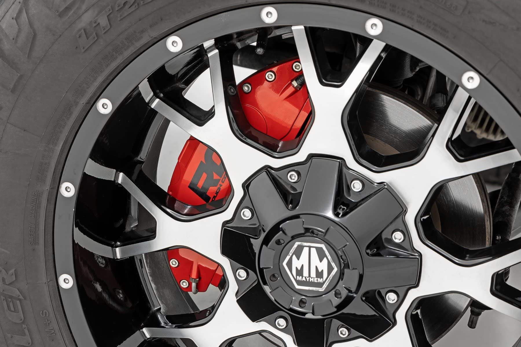 Rough Country Brake Caliper Covers for 2019-2024 Ram 1500 2WD/4WD - 71148A