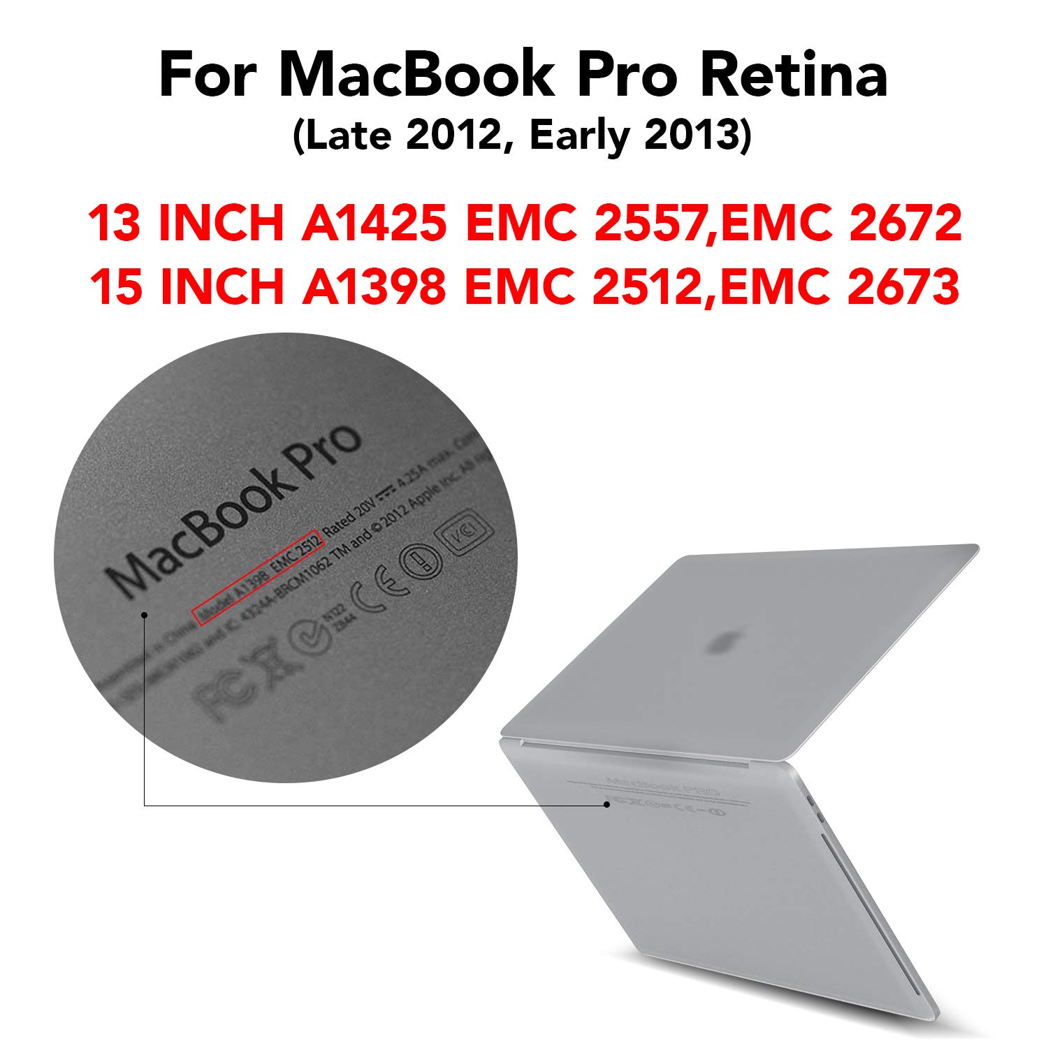 INDMEM SATA SSD 256GB 3D TLC Flash Drive Replacement for MacBook Pro Retina Mid 2012, Late 2012, Early 2013 A1425 (EMC 2557/2672), A1398 (EMC 2512/2673)