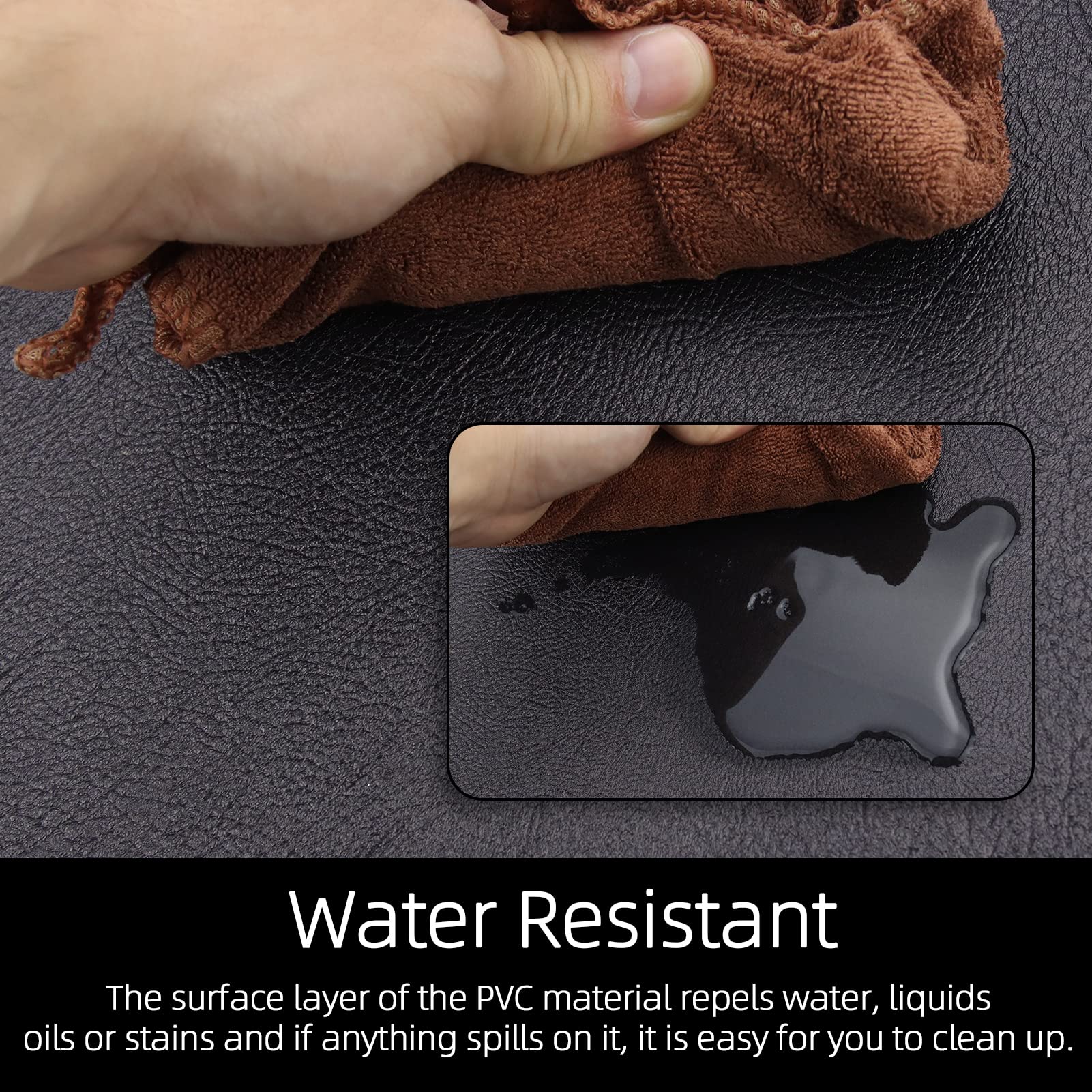 FITHOME Anti Fatigue Kitchen Mat, 2PCS Cushioned Mats for Kitchen Floor/Laundry Room/Office, Waterproof Comfort Rugs at Home (17.3'' x 47.2'' + 17.3'' x 29.5'')