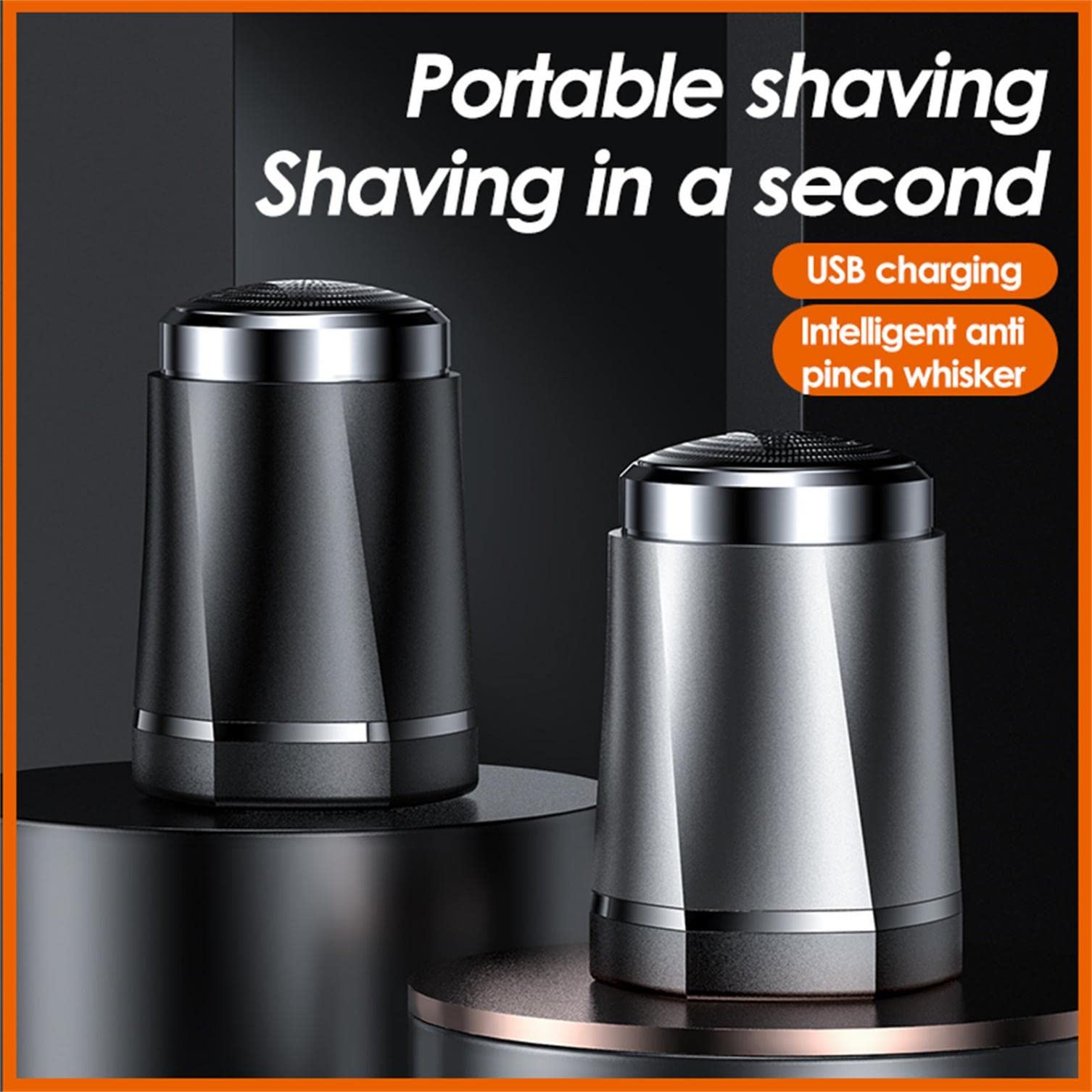 Electric Razor for Men Pocket Size Mini Portable Shaver Wet and Dry Use, Rechargeable Multifunction Portable Travel Shaver for Men's Beard Shaving Trimming Grooming