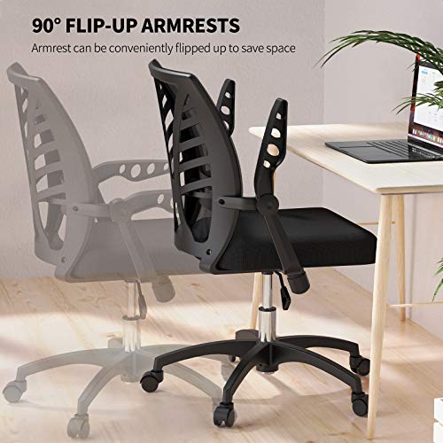 NOBLEWELL HOME Chair-NWOC2B Home Office Chair, Nylon, Black