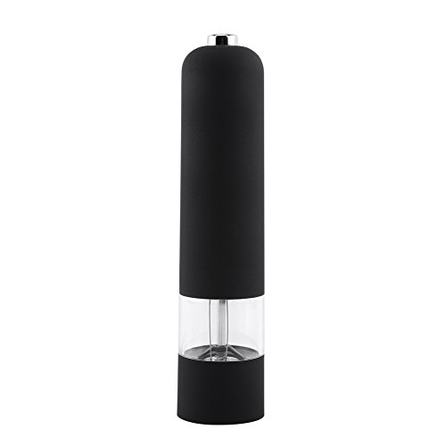 Grinder, Mini Electrical Automatic Portable Spice Crusher, Stainless Steel Pepper Grinder Mill for Kitchen