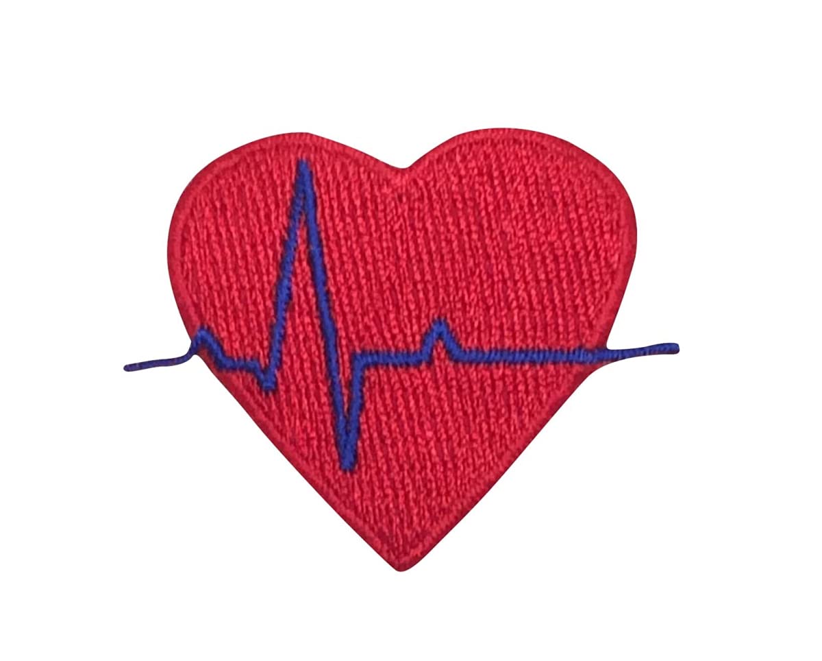 Medical Heart Patch on Black - Sparkling EARTH Embellished Stethoscope Cover - Exclusive Designs - 100% Cotton, Built in Utility Pocket and Utility Strap - Made in The USA!
