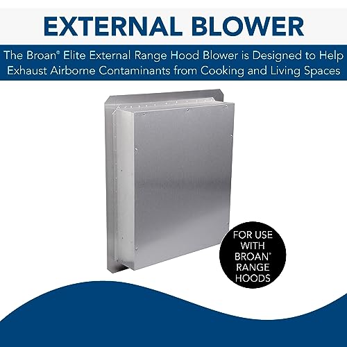 Broan-NuTone 332H Exterior Blower for Broan-NuTone Range Hoods, Ventilation for Kitchen and Home, 900 CFM