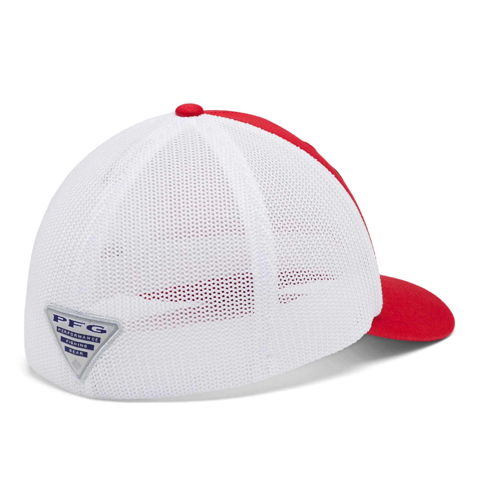 Columbia Unisex PFG Mesh Stateside Ball Cap, Black/Texas Triangle, L/XL