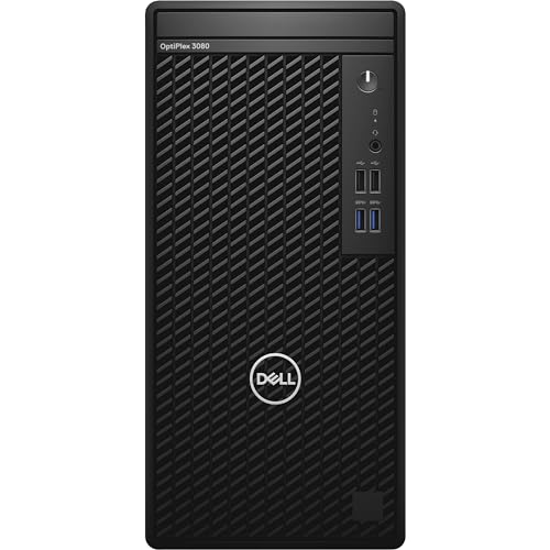 Dell OptiPlex 3080 Full Size Tower Business Desktop, Intel Hexa-Core i5-10505 (Beat Core i7-8700B), 16GB DDR4 RAM, 1TB PCIe SSD + 1TB HDD, AC WiFi, Bluetooth 5.0, Keyboard and Mouse, Windows 11 Pro