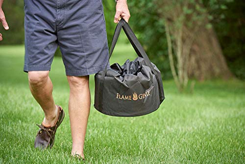 HY-C FG-T Flame Genie Fire Pit Tote, FG-16 or FG-16-SS (17 x 17 x 15 Inches), Black