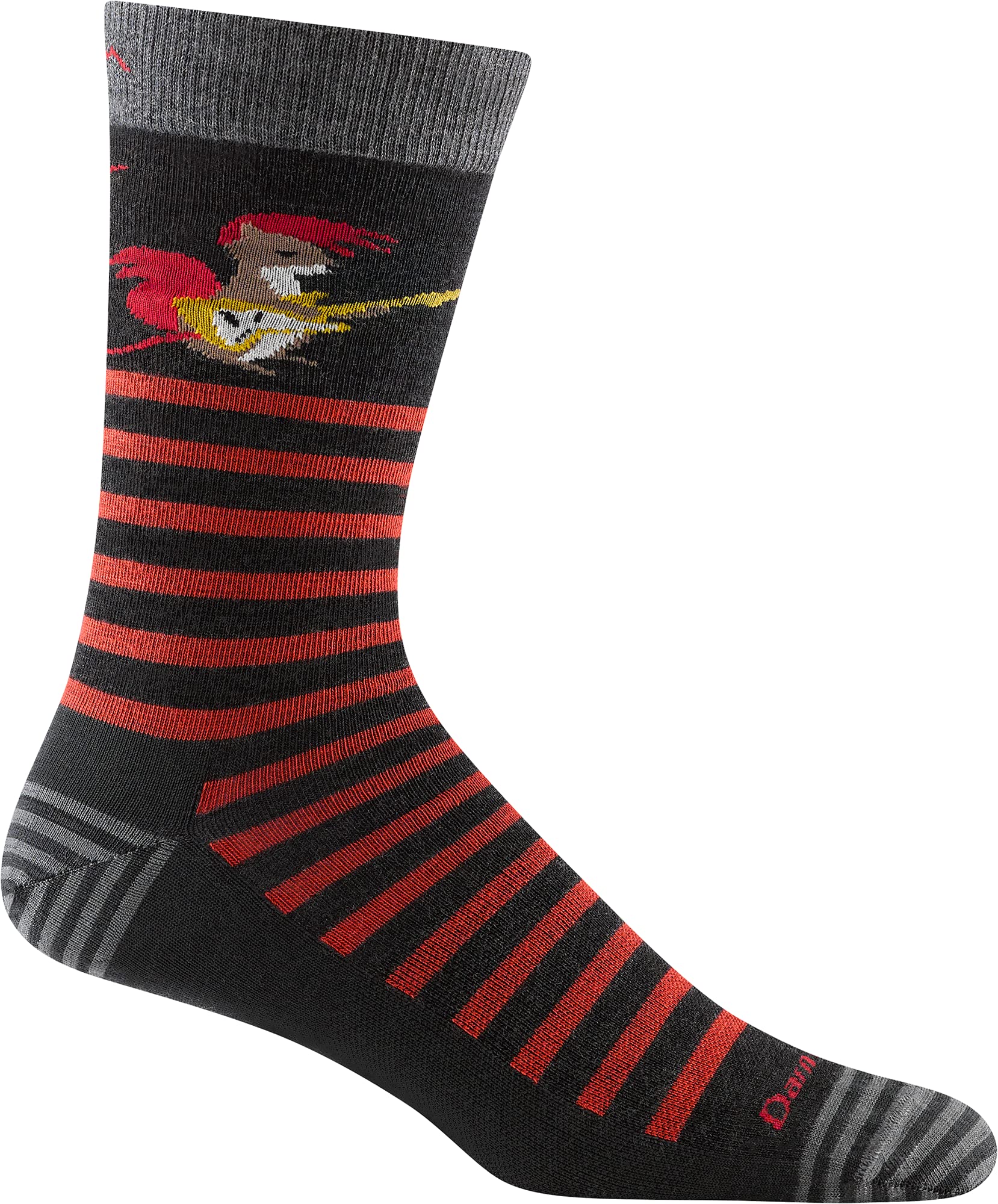 Darn Tough Vermont Animal Haus Crew Lightweight Charcoal LG (US 10-12)