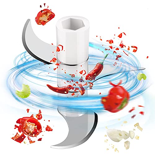 Electric Garlic Chopper, Portable Cordless Mini Food Processor, Rechargeable Vegetable Chopper Blender for Nuts Chili Onion Minced Meat Baby Food and Spices(White)