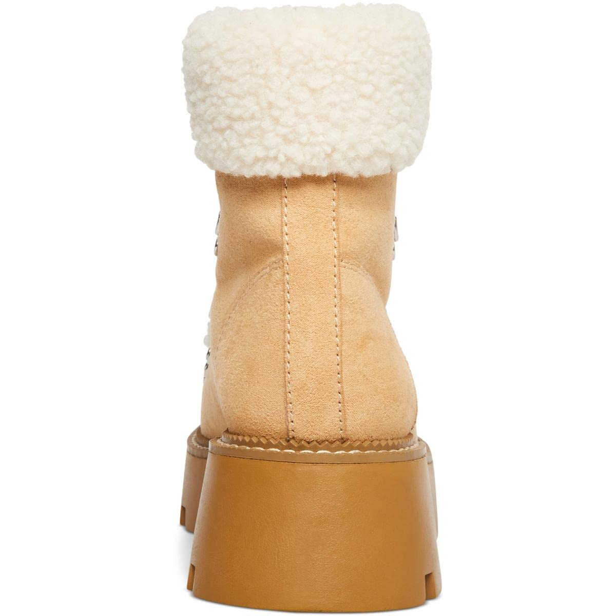 Cool Planet by Steve Madden Womens Cycloneee Hiking Boots Tan 5 Medium (B,M)