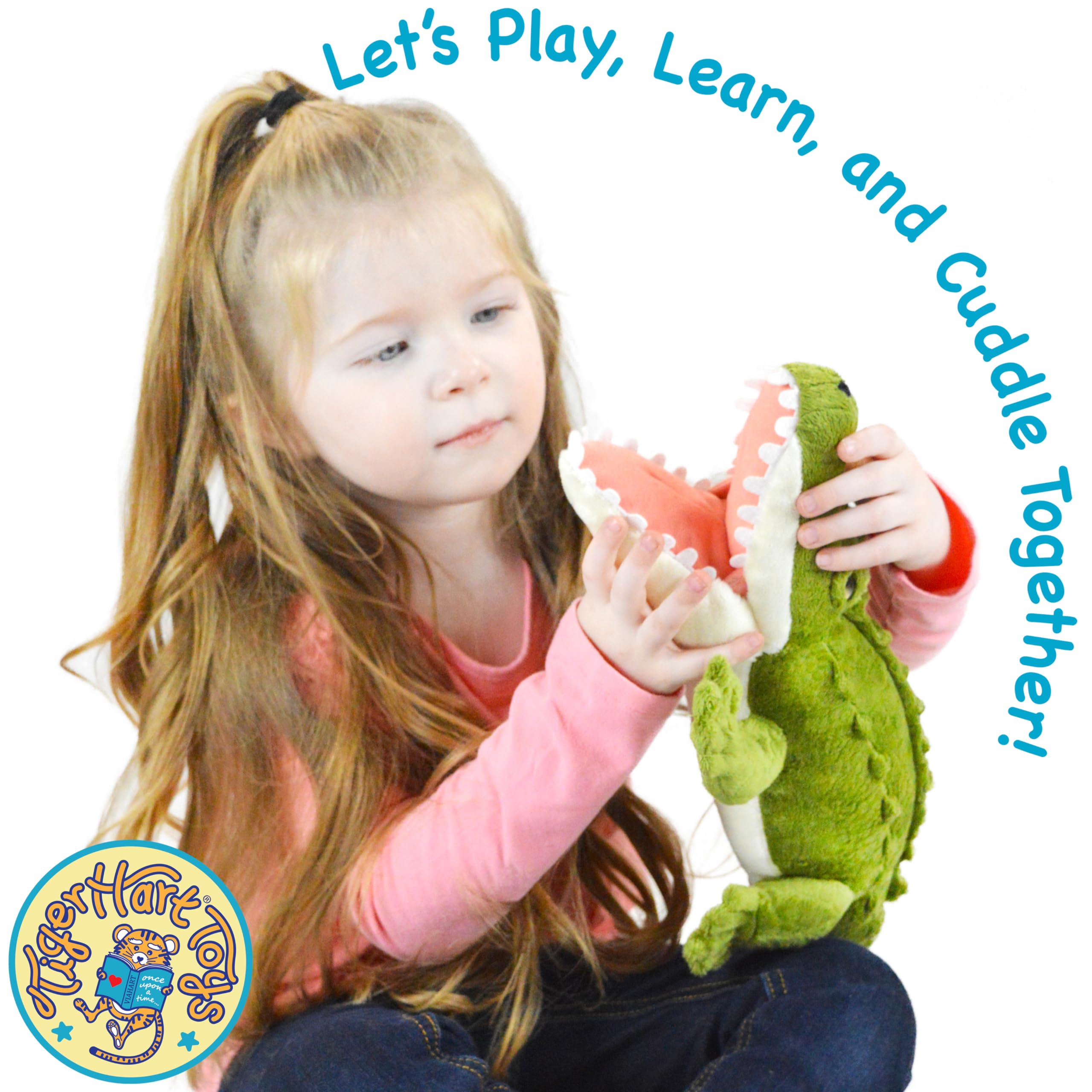TigerHart Carioca The Crocodile - 19 Inch Large Alligator Stuffed Animal Plush