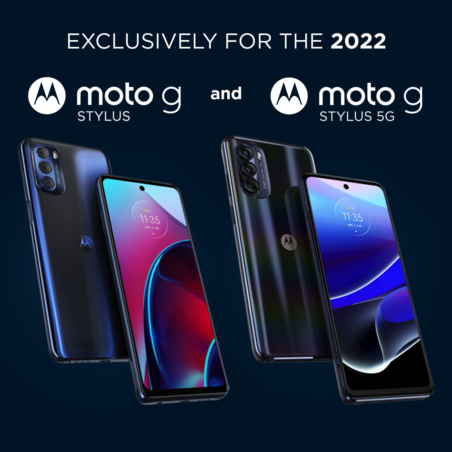 Motorola Moto G Stylus (2022), G Stylus 5G (2022) Screen Protector - Strong 9H Tempered Glass, Anti Fingerprints, Anti Scratch, Anti Smudge [Not for G Stylus 2020/2021] Transparent