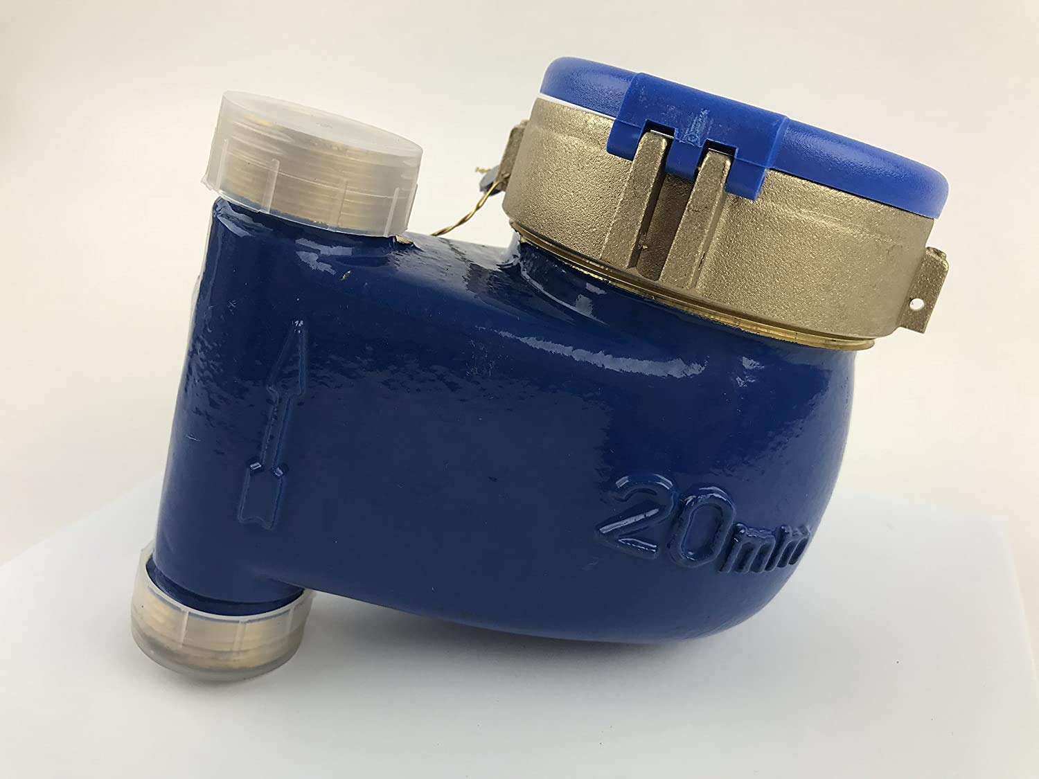 DAE V-75 Vertical Water Meter, 3/4” NPT Couplings, Measuring in Gallons