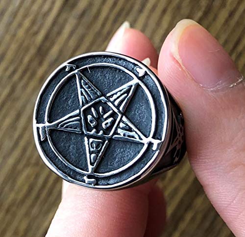 Church of Satan - Sigil of Baphomet Ring Sz. 8-13 (8)