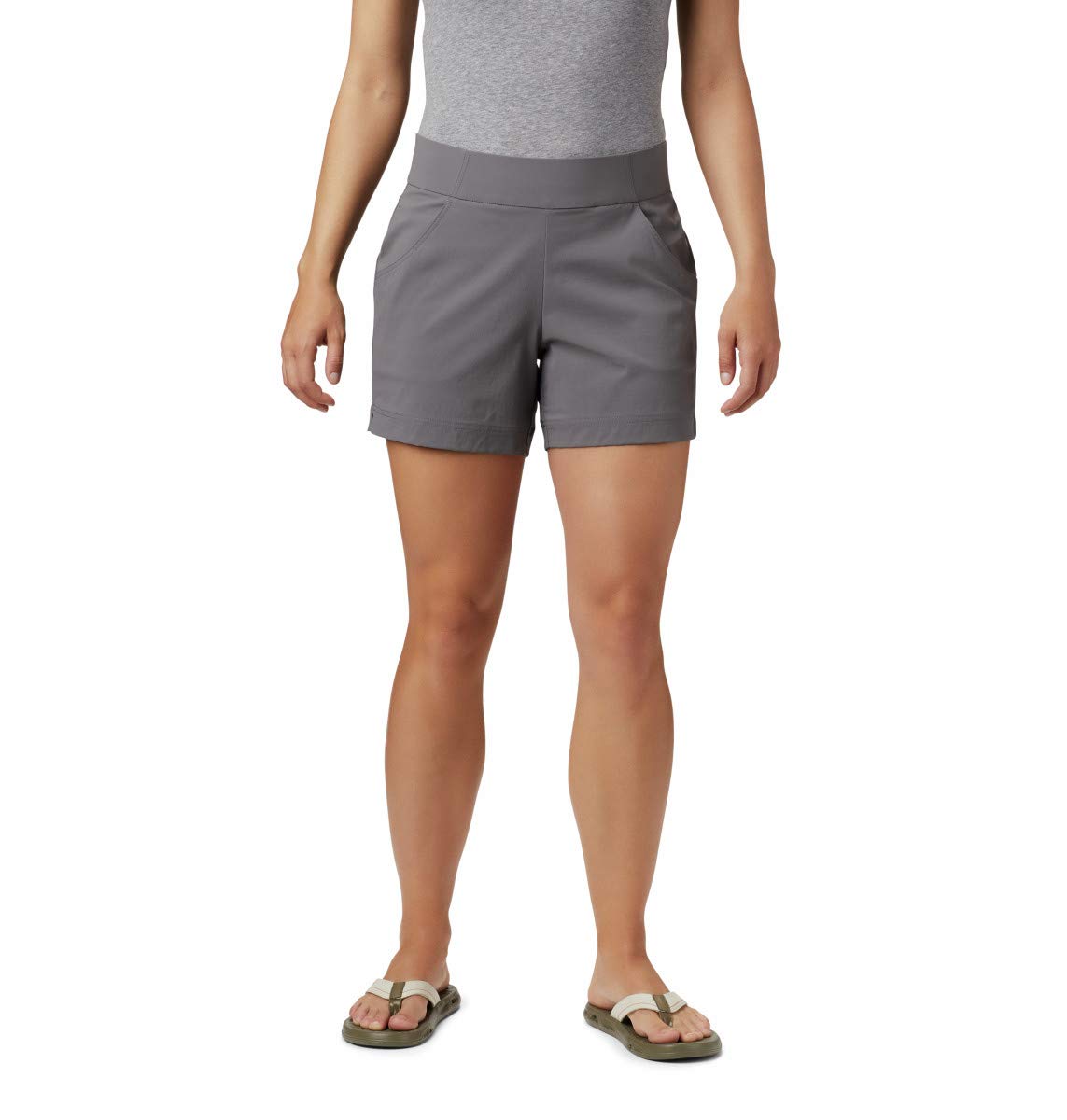 Columbia Women's Anytime Casual Short Shorts, City Grey, Medium x 7