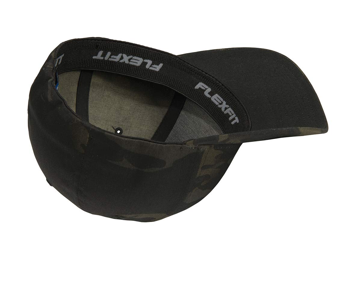 Custom Embroidered President 2020 "Keep Your HAT Great. 2024 Trump 6277 Flexfit Hat. (Multicam Black Camo, S/M)