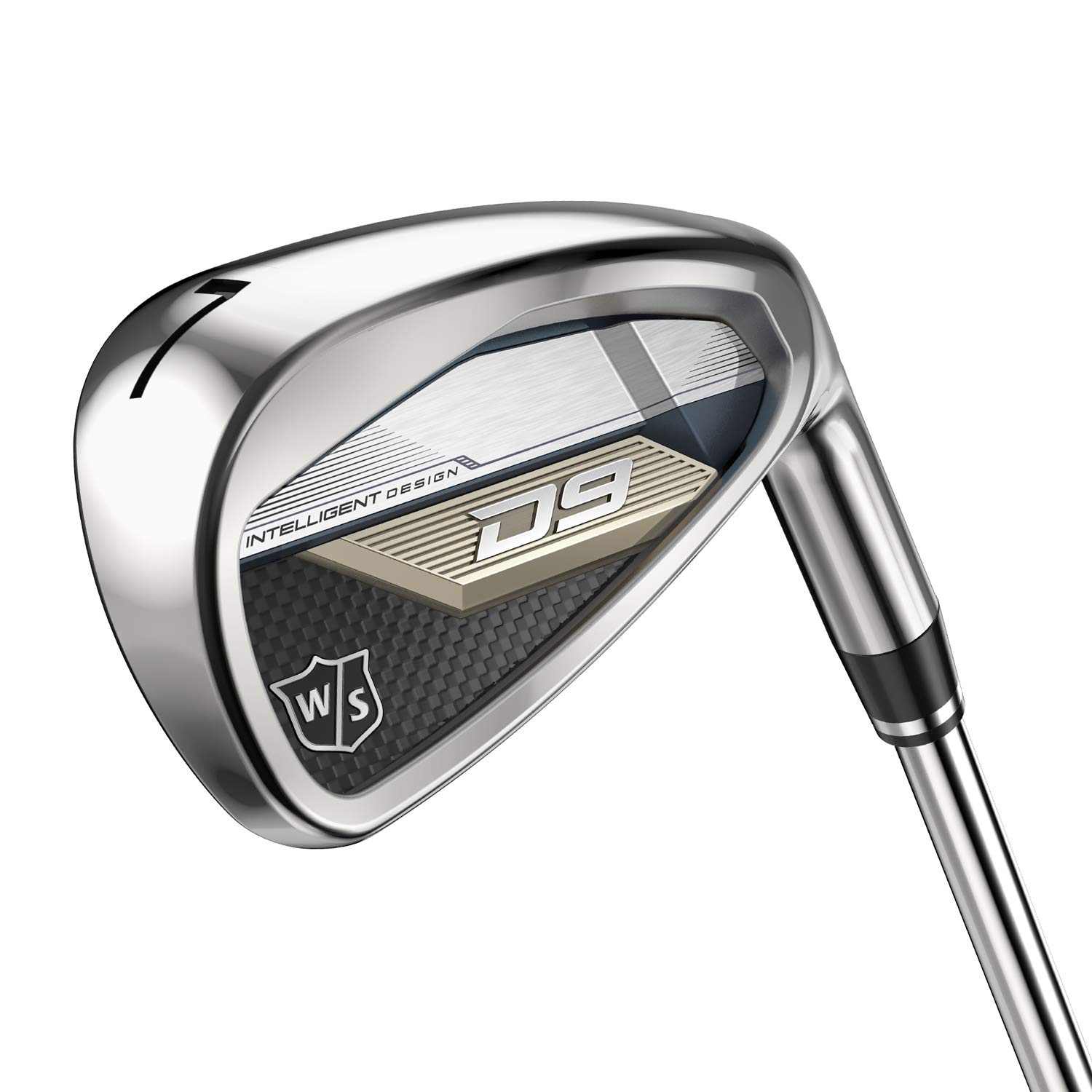 Wilson Men's WS D9 Iron Set, Silver/Blue, One Size